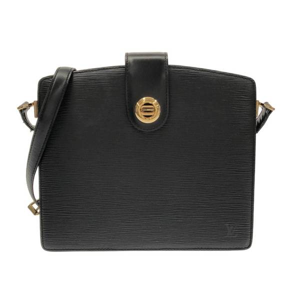 Louis Vuitton | Bags | Louis Vuitton Capuchin Shoulder Bag Leather Noir ...